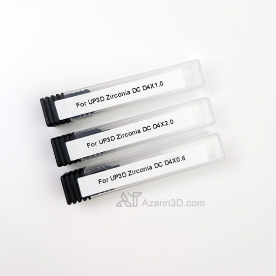 ست سه عددی مته زیرکونیا میلینگ UP3D مدل DC